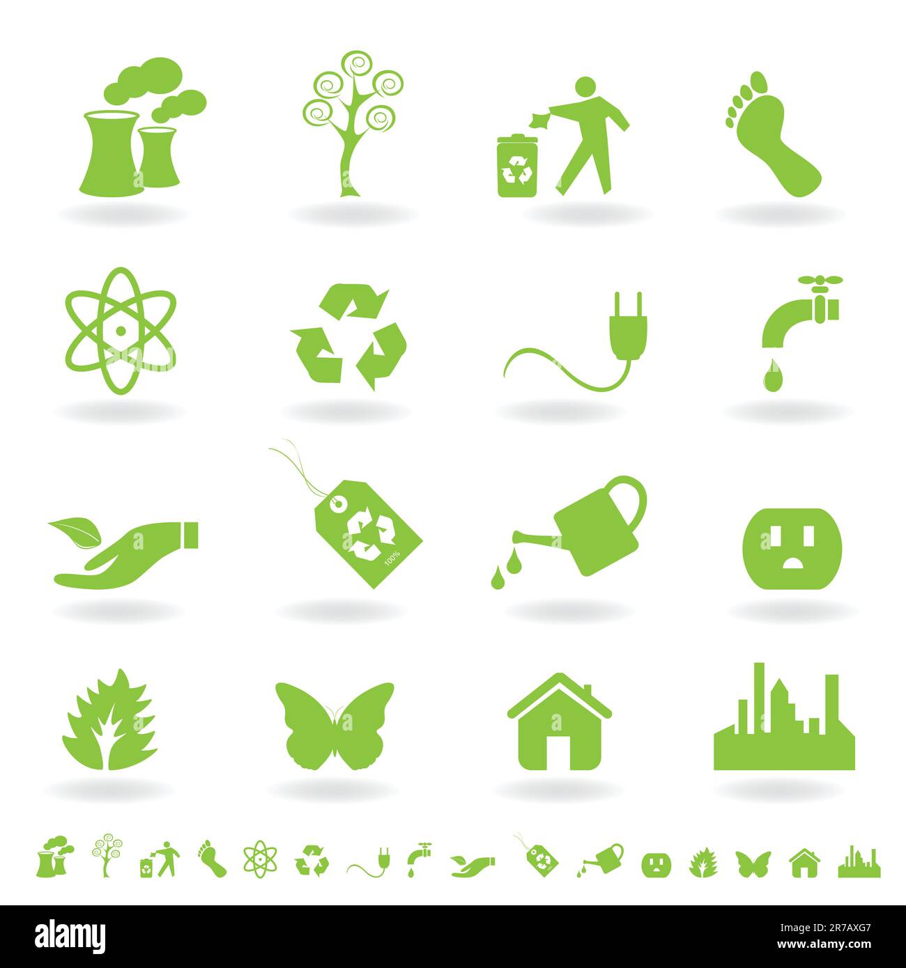 Sign in green house Stock Vector Images - Alamy