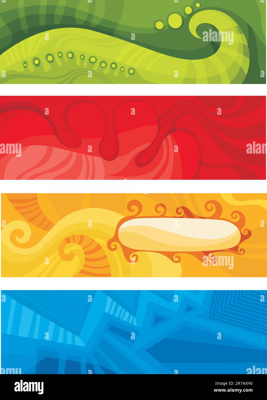 vector illustration of a cards set Stock Vector Image & Art - Alamy