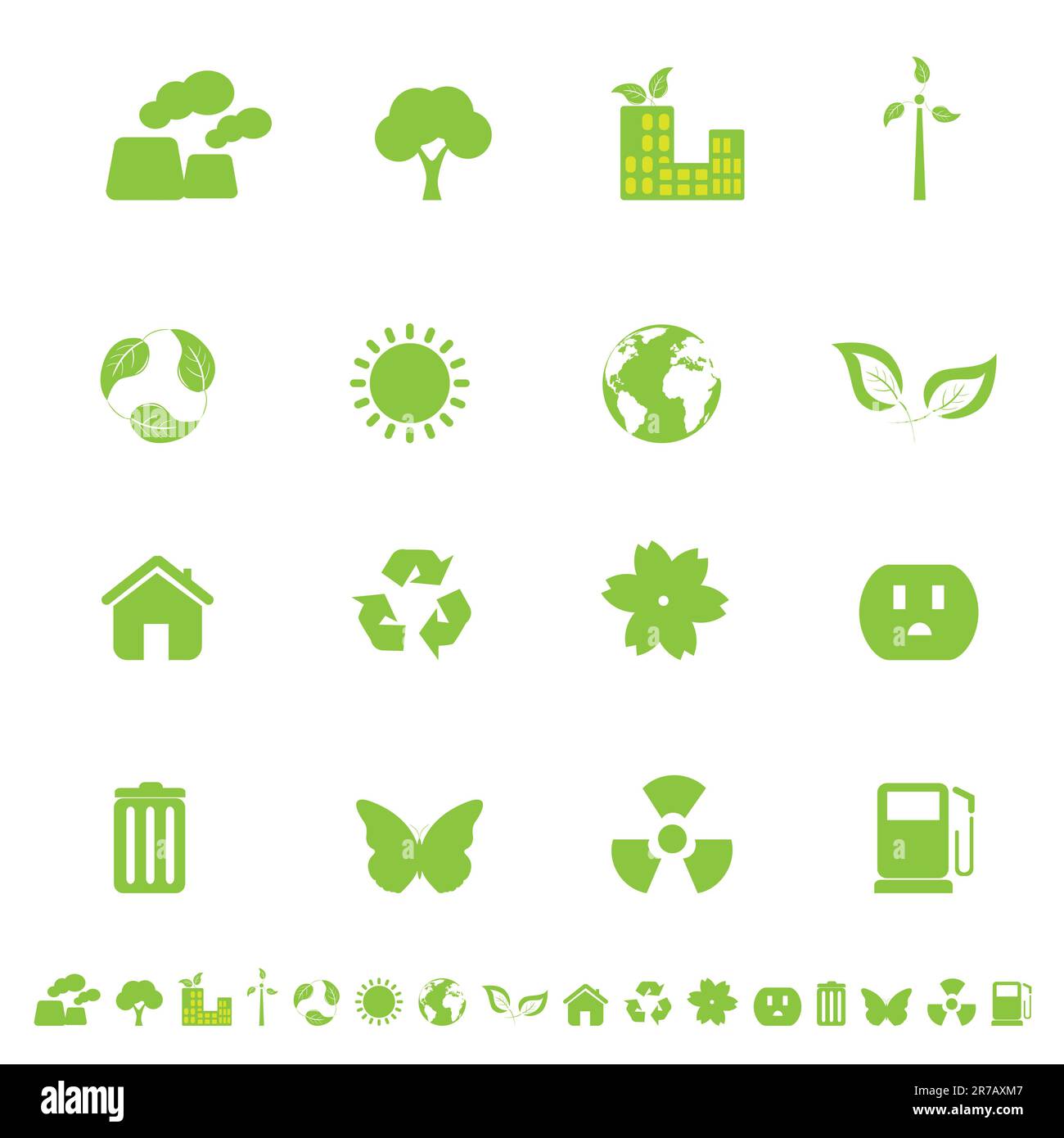 Ecology and clean environment related symbols and objects Stock Vector ...