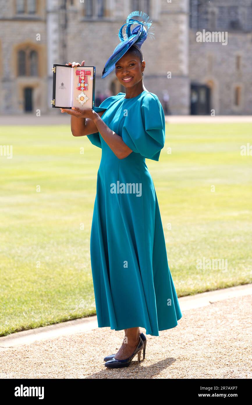 Dame Denise Lewis, President, Commonwealth Games England, after being ...