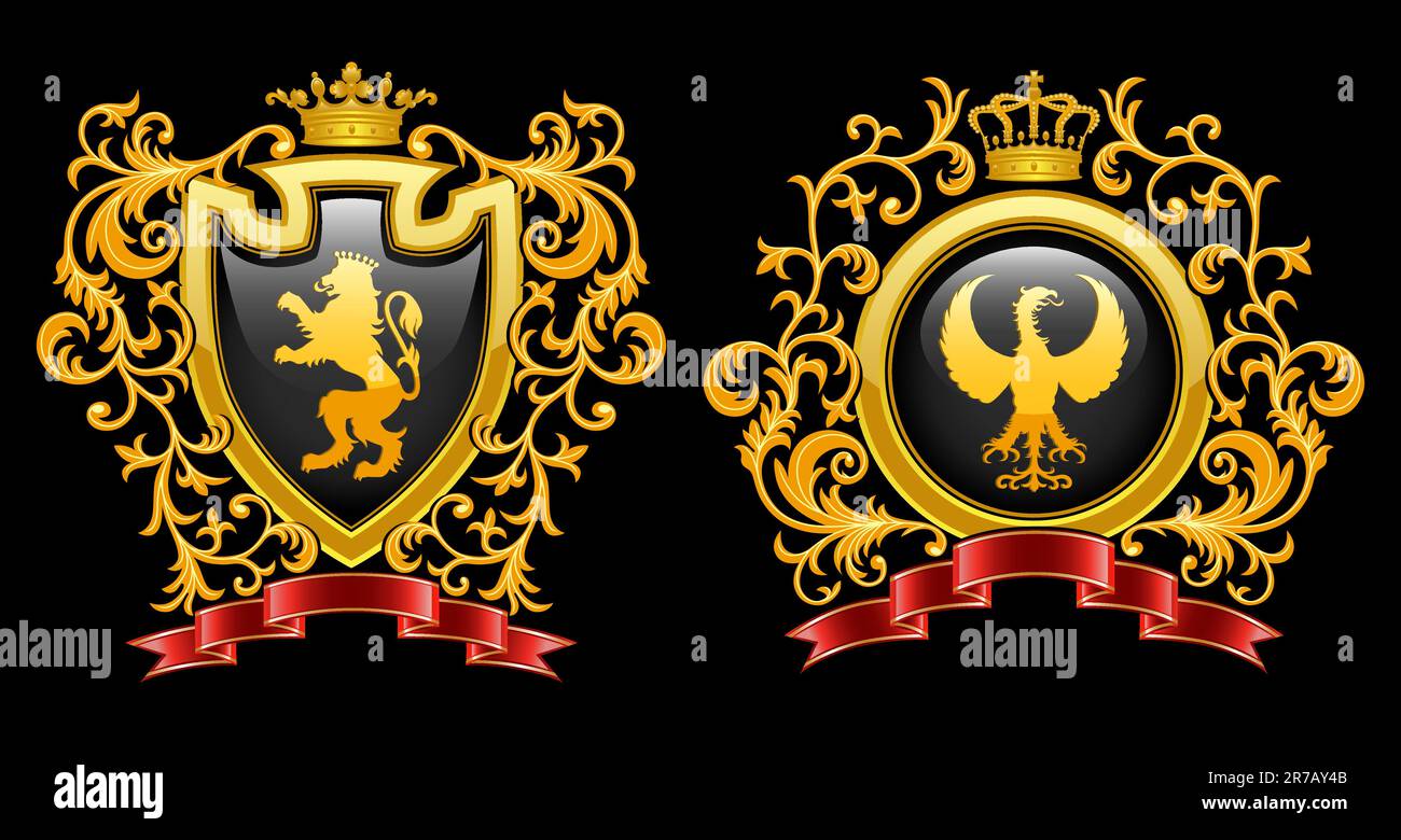 Coat of arms. Vector illustration Stock Vector Image & Art - Alamy