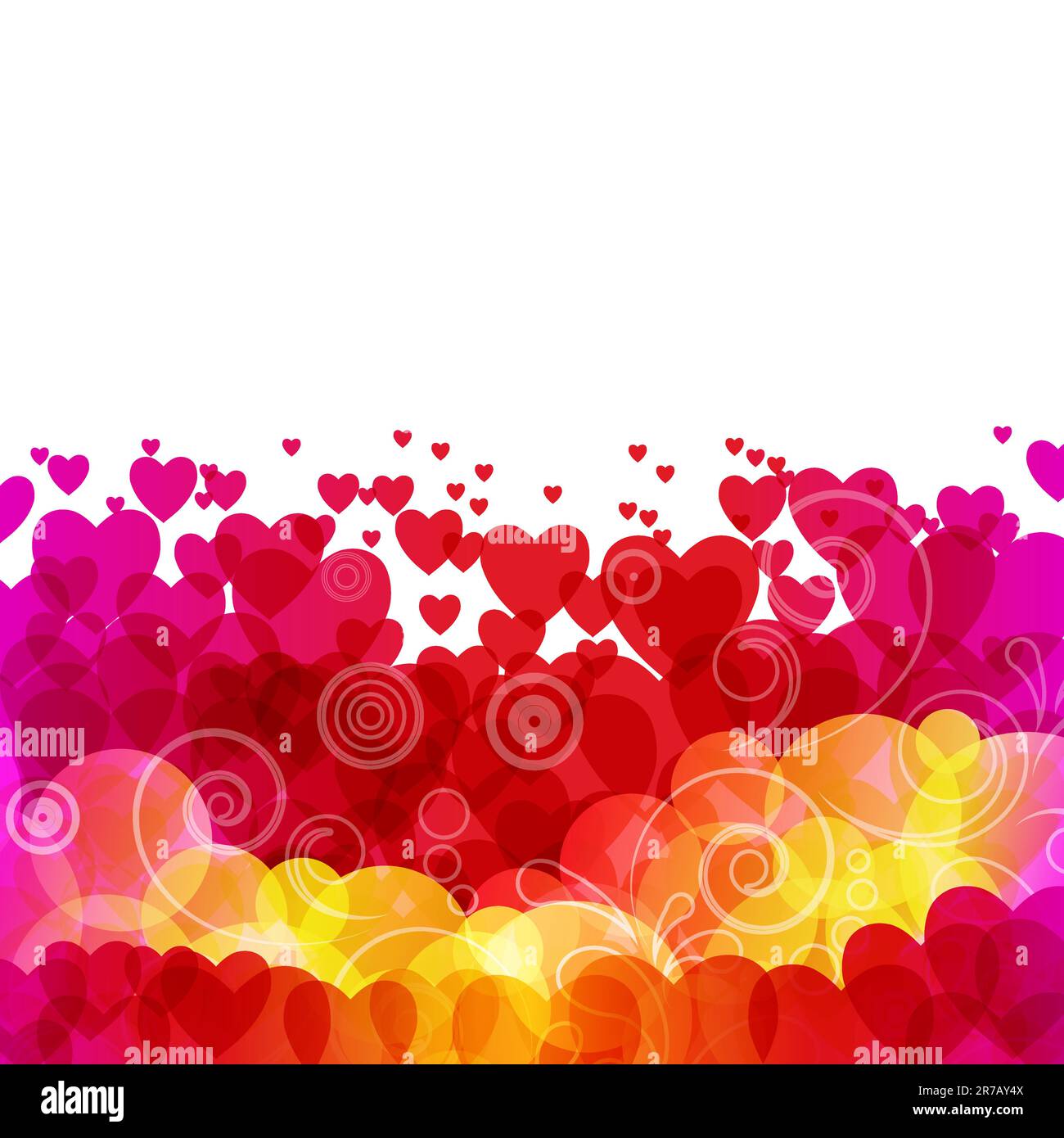 Beautiful background with hearts Stock Vector Image & Art - Alamy
