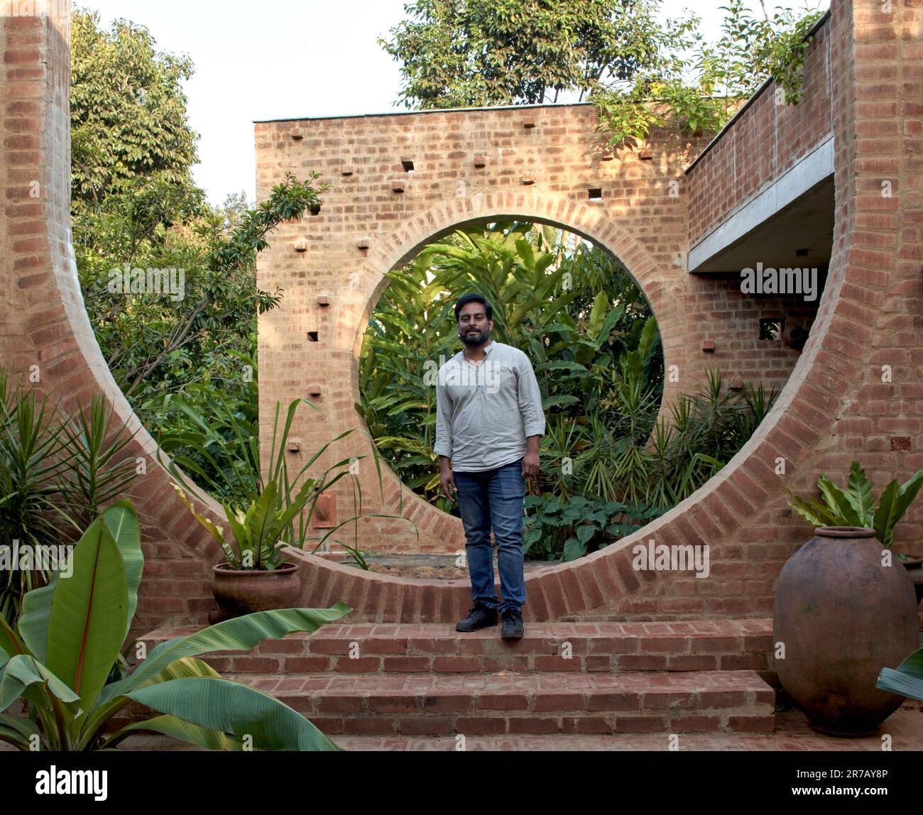 Portrait of Avinash Ankalge. Subteranian Ruins, Kaggalipura, Bangalore ...