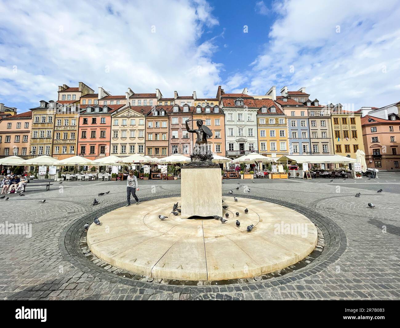 Poland, Warsaw, Old town, Rynek Starego Miasta, Old market square, the ...