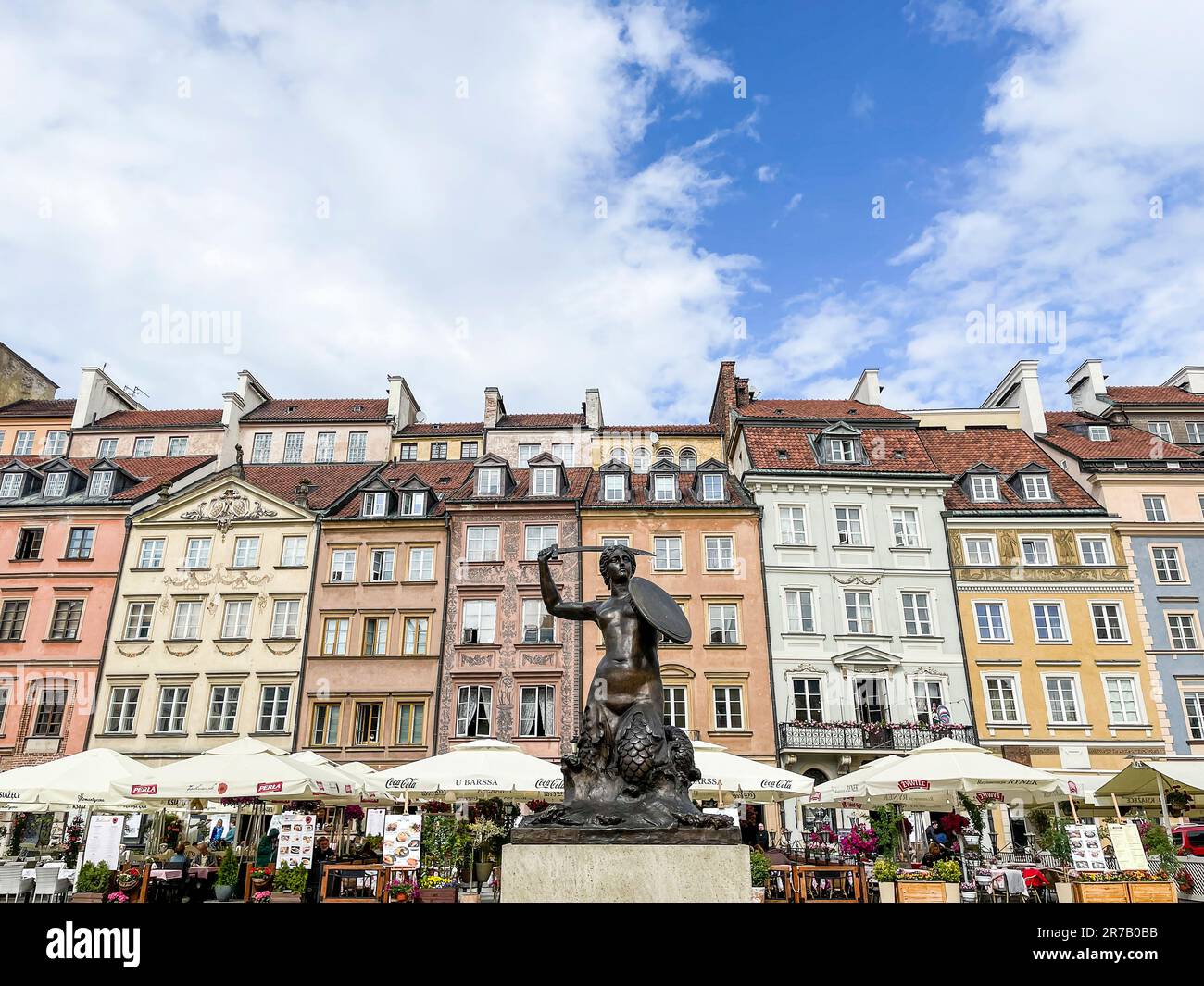 Poland, Warsaw, Old town, Rynek Starego Miasta, Old market square, the ...