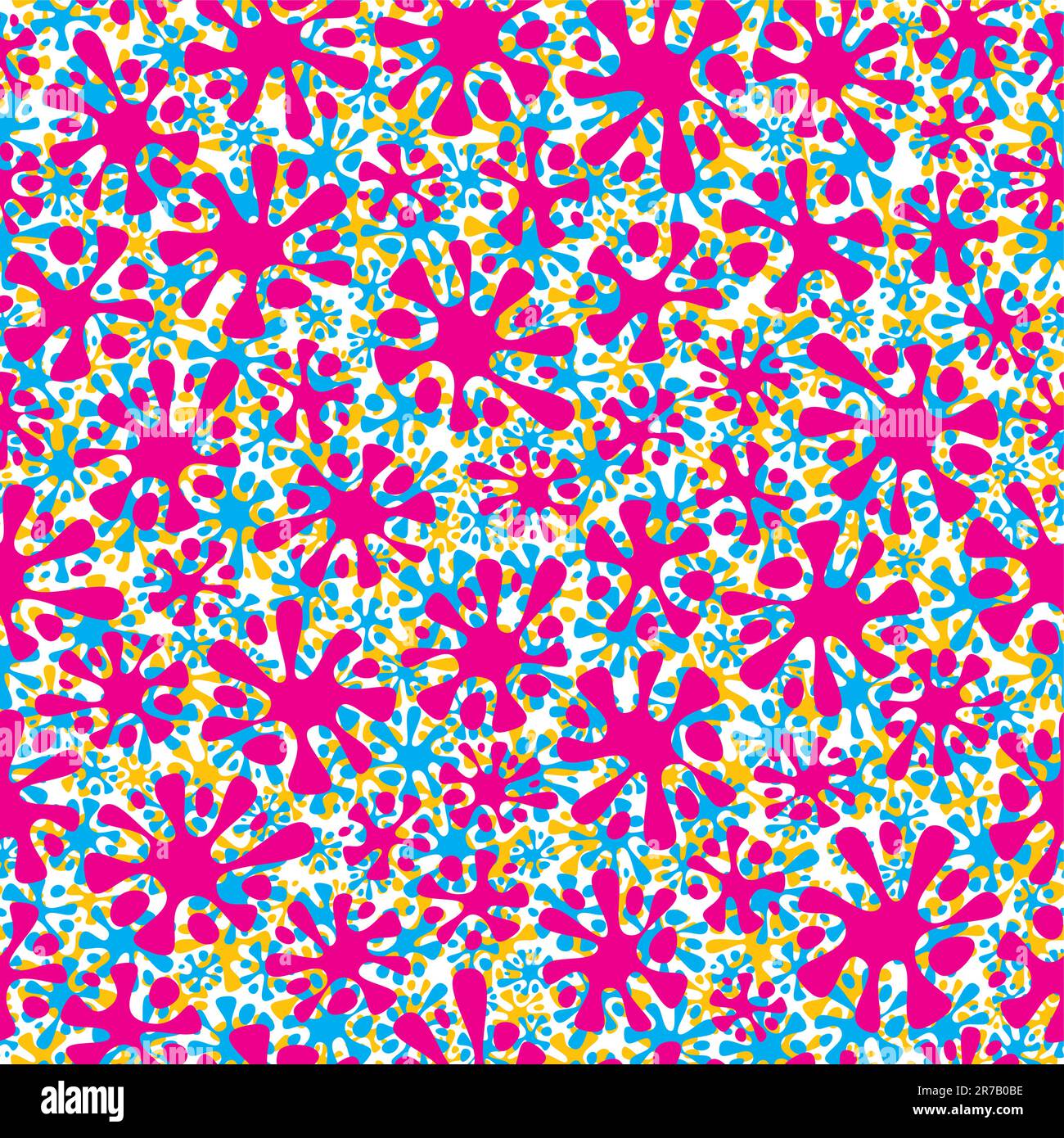 Colorful splashes seamless pattern Stock Vector Image & Art - Alamy