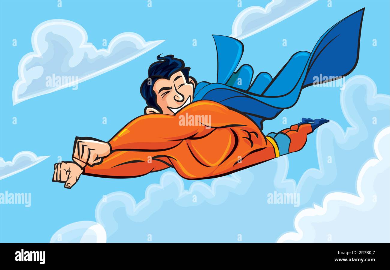 Superman background Stock Vector Images - Alamy