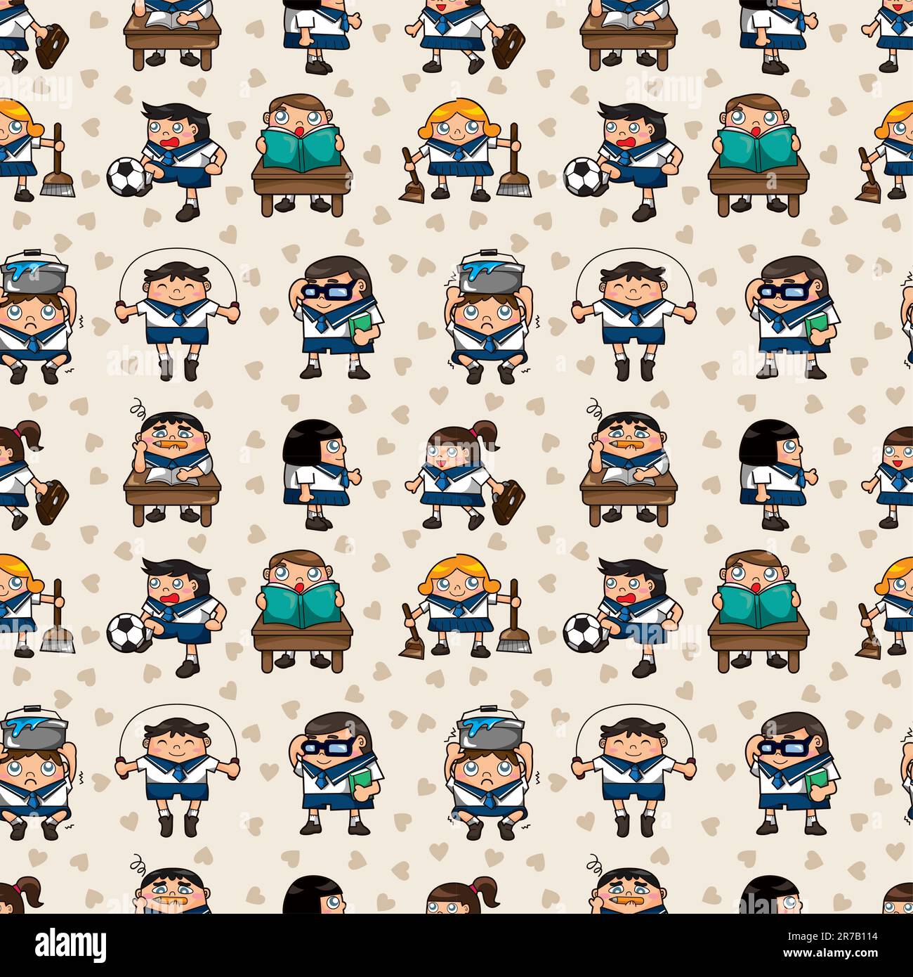 seamless student pattern Stock Vector Image & Art - Alamy