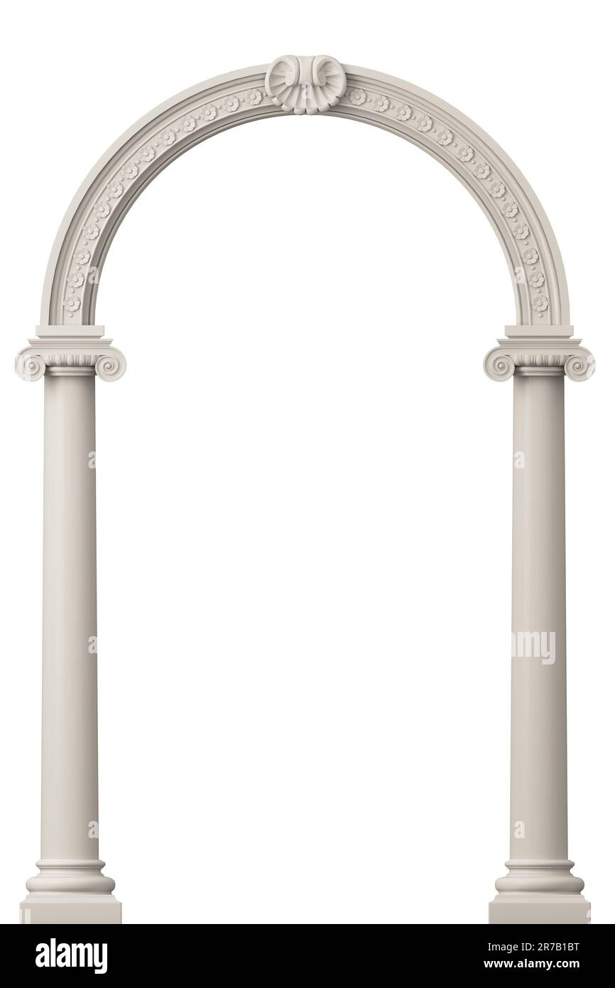 Portal stone doorway entrance Cut Out Stock Images & Pictures - Alamy