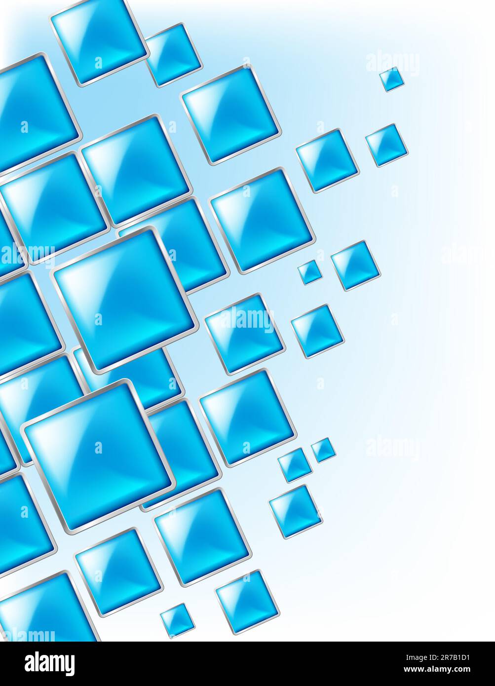 Square background abstract of techno style. Illustration for design ...