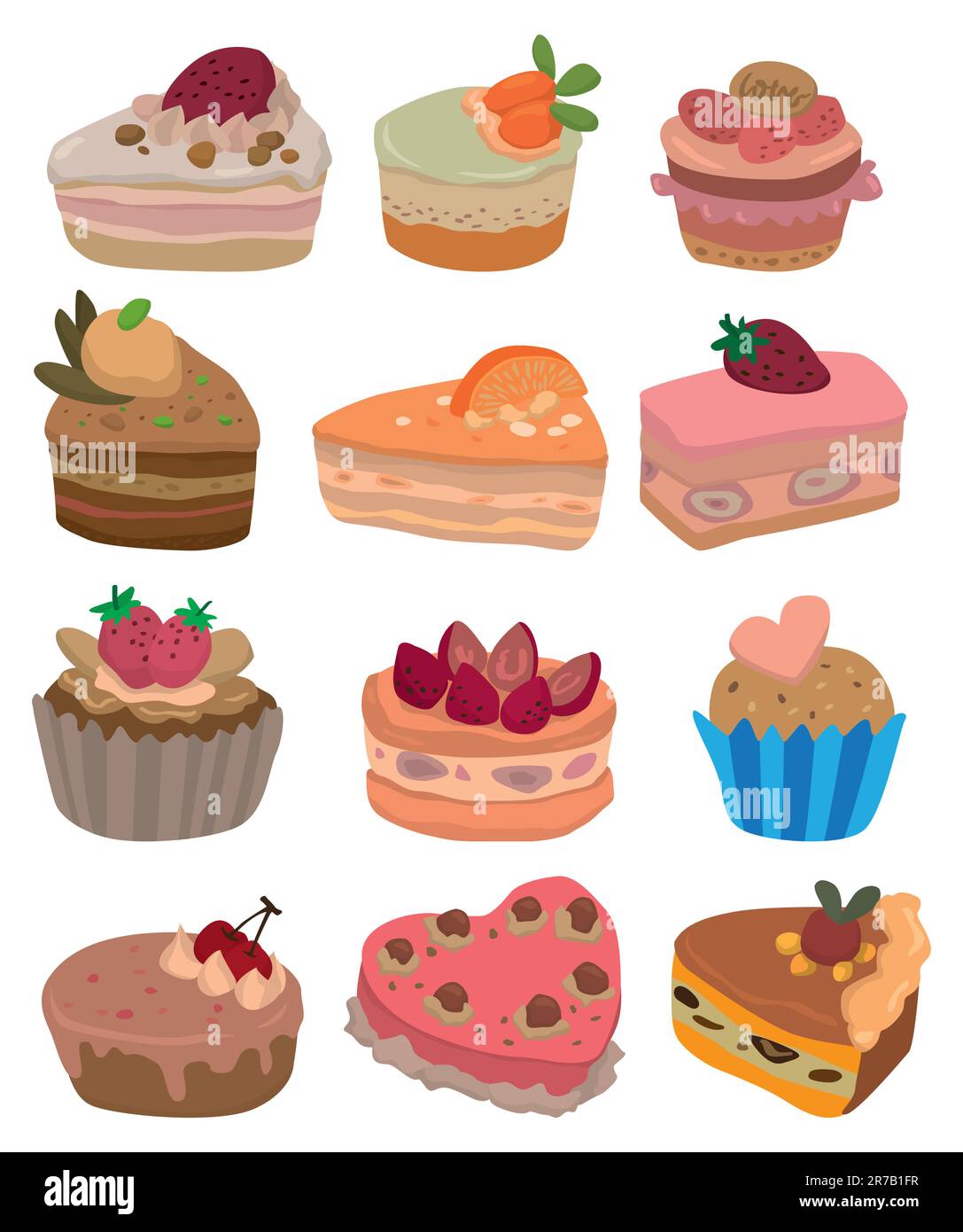 cartoon cake icon Stock Vector Image & Art - Alamy