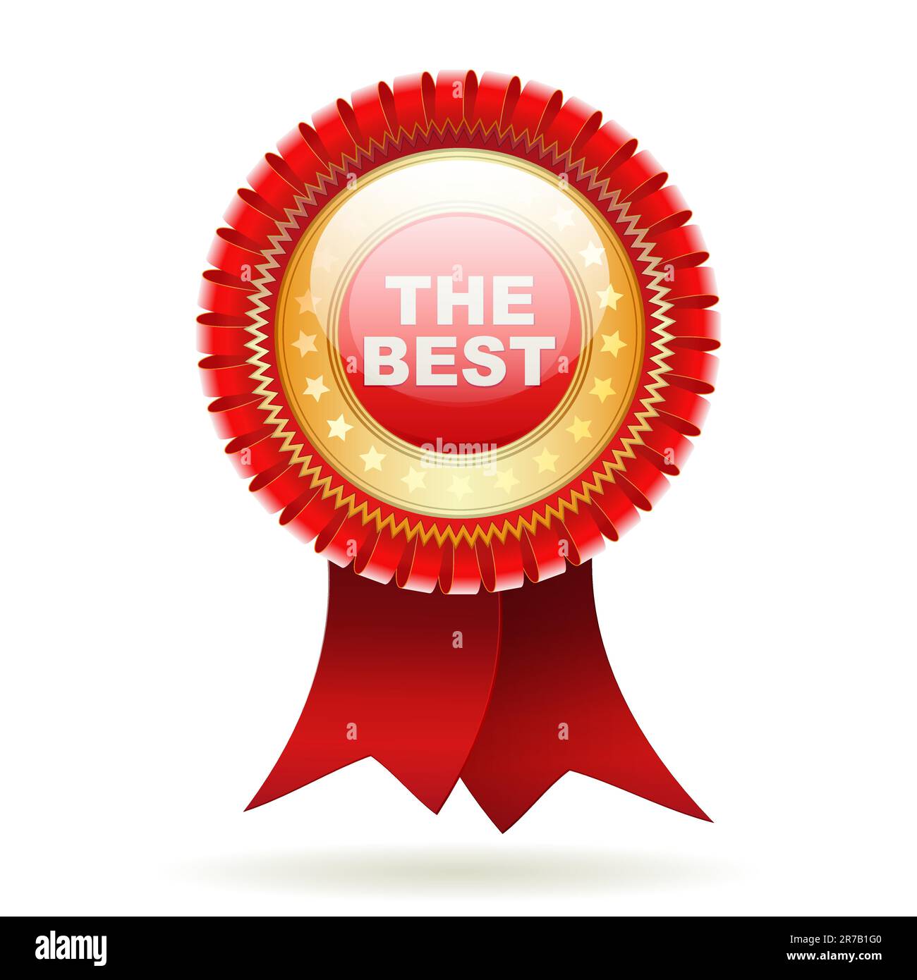 Best red label with ribbons. Vector Stock Vector Image & Art - Alamy