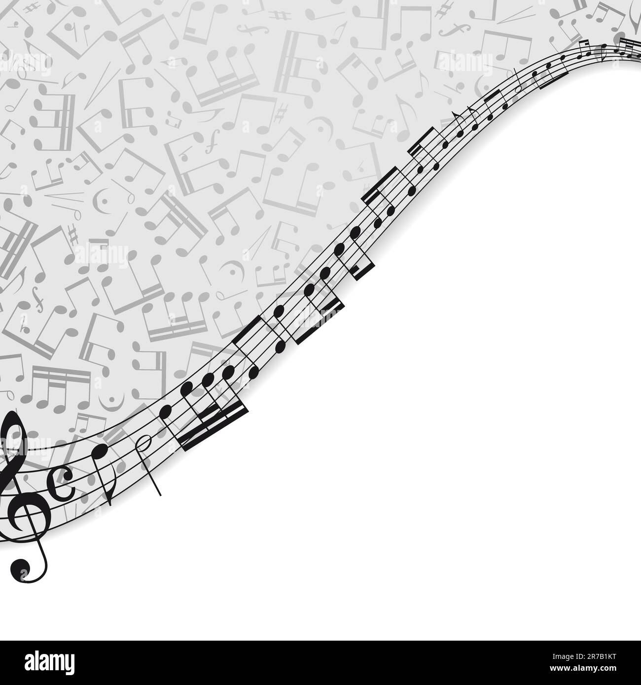 Music background with a musical theme and the place for your text Stock ...