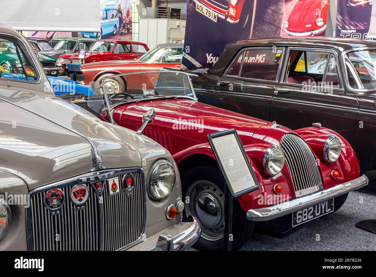 Cars on show at the Great British Car Journey a museum and tourist ...