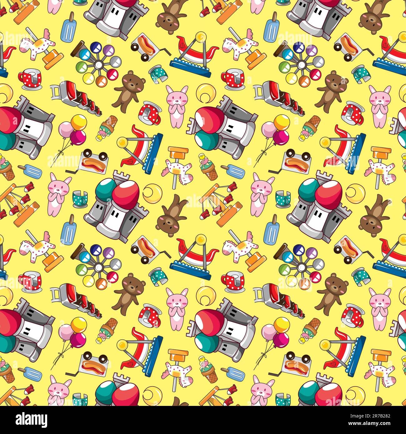 seamless playground pattern Stock Vector Image & Art - Alamy