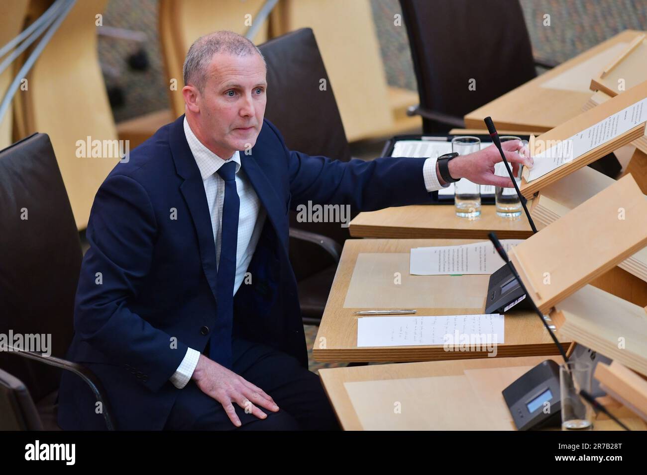 Edinburgh Scotland, UK 14 June 2023. Michael Matheson MSP at the ...
