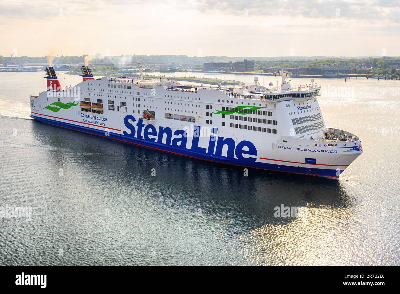 Stena Scandinavica is a Baltic Sea ferry operated by Stena Line on the ...