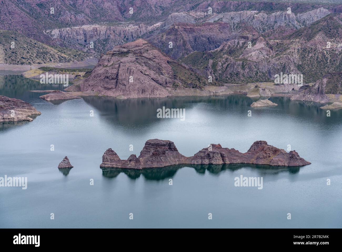 The Submarine in the Valle Grande Reservoir in Atuel Canyon near San ...