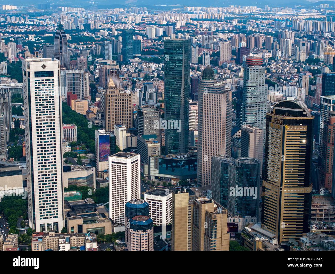 Nanjing. 12th June, 2023. This aerial photo taken on June 12, 2023 ...
