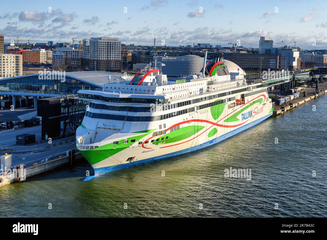 Megastar is an LNG-powered ferry operated by the Estonia ferry company ...