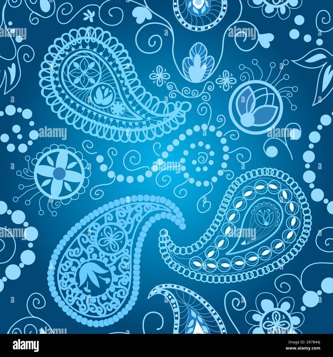 Seamless paisley pattern for your background design Stock Vector Image ...