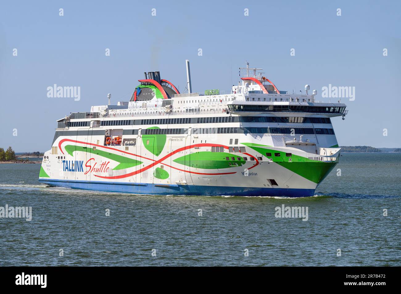 Megastar is an LNG-powered ferry operated by the Estonia ferry company ...