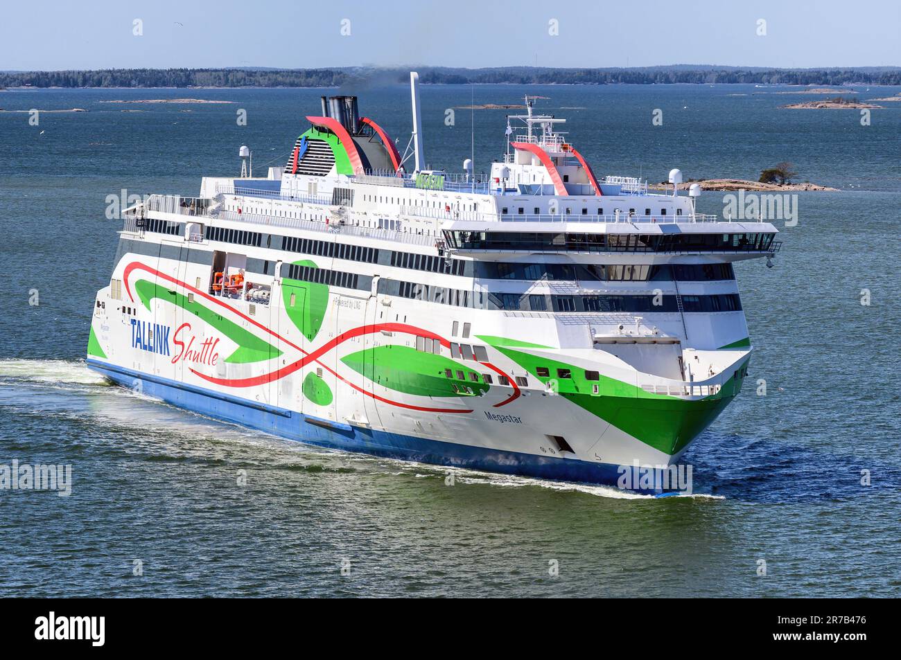 Megastar is an LNG-powered ferry operated by the Estonia ferry company ...