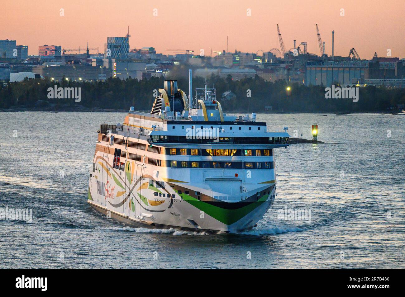 MyStar is an LNG-powered ferry operated by the Estonia ferry company ...