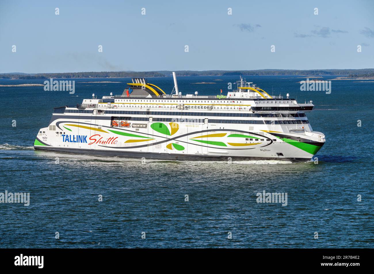 MyStar is an LNG-powered ferry operated by the Estonia ferry company ...