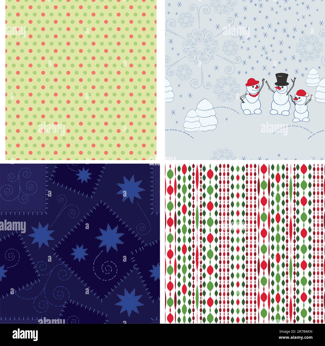 Set of Christmas backgrounds Stock Vector Image & Art - Alamy