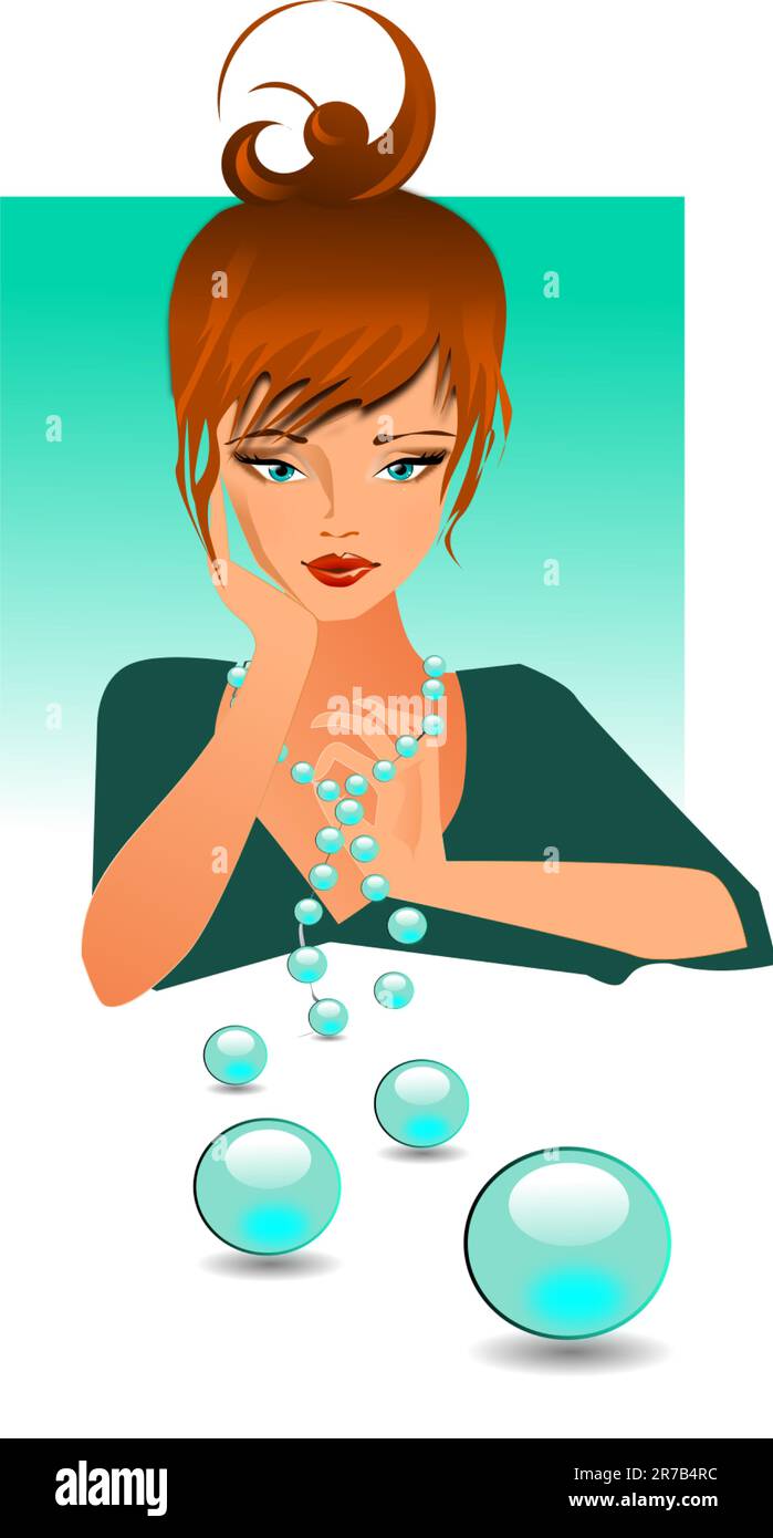 Rope of pearls Stock Vector Images - Alamy
