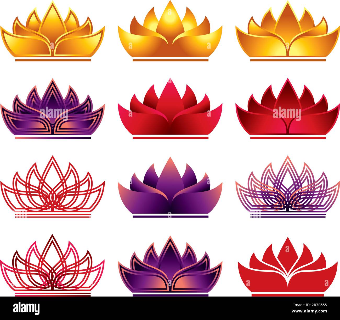 Fire petal Stock Vector Images - Alamy