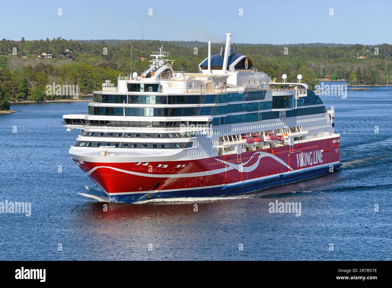 Viking Glory is an LNG-powered cruise ferry operated by Viking Line on ...