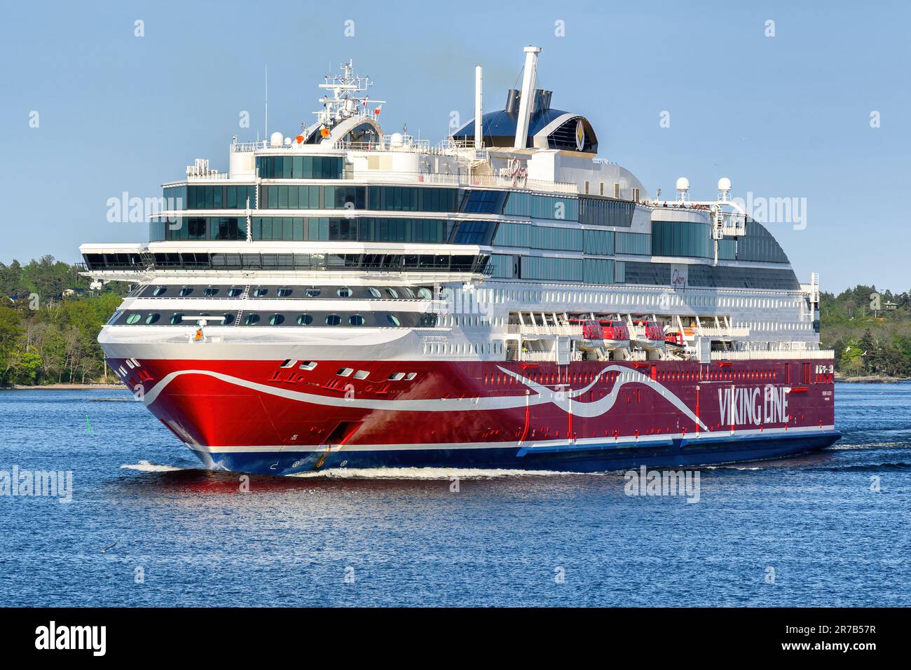Viking Glory is an LNG-powered cruise ferry operated by Viking Line on ...