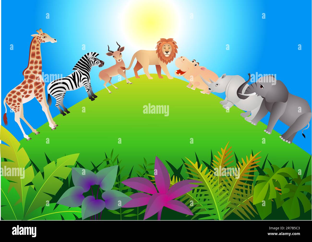 Group animal Stock Vector Images - Alamy