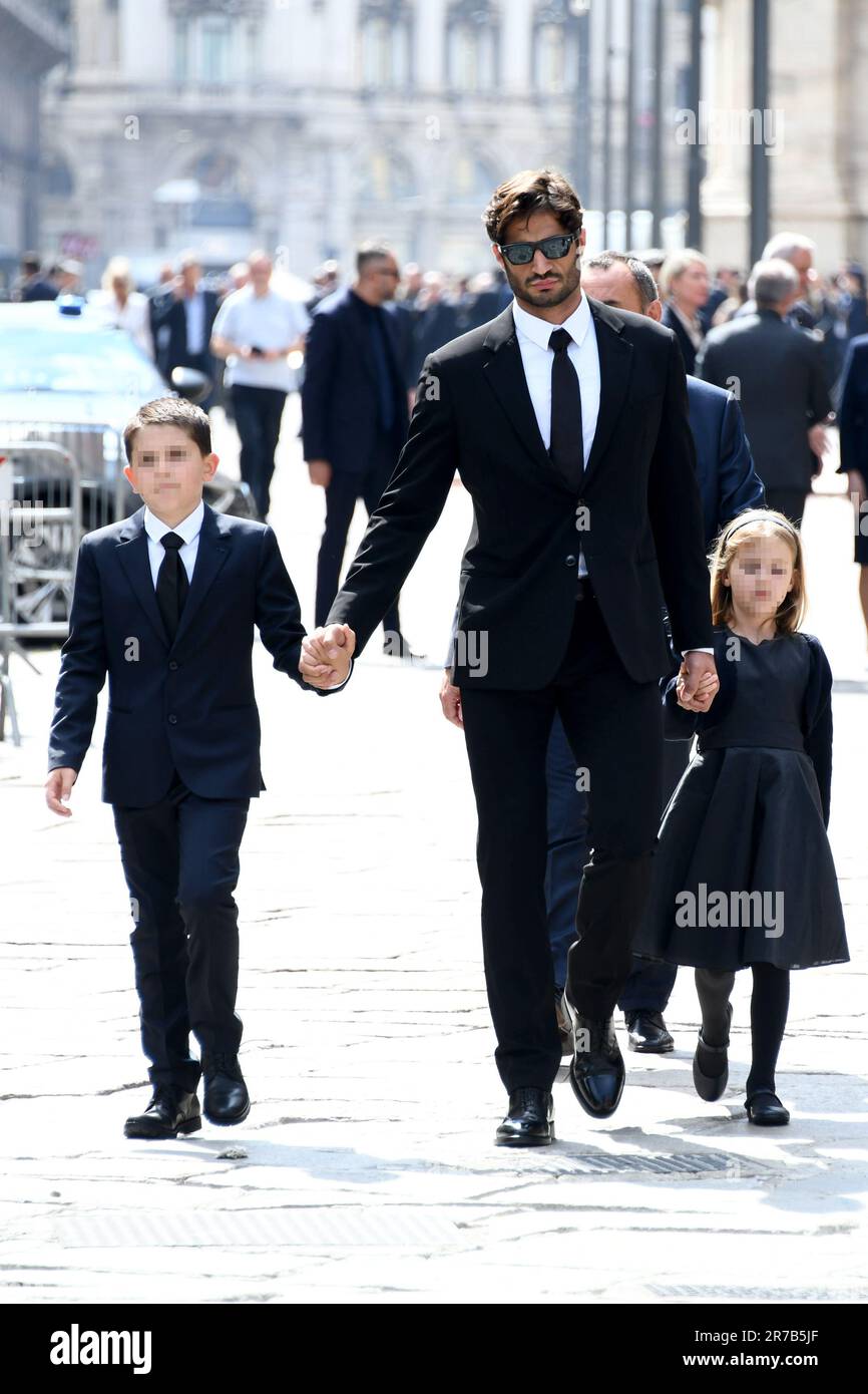 Milan, . 14th June, 2023. Milan, State funeral for Silvio Berlusconi in ...