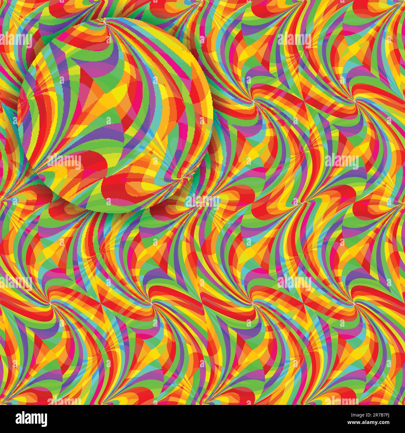 wavy seamless pattern, abstract texture; vector art illustration Stock ...