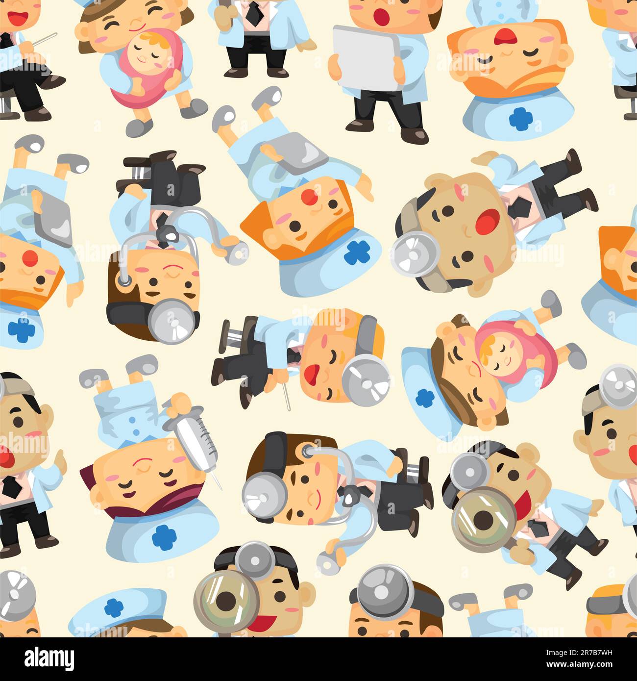 Doctor pattern hi-res stock photography and images - Alamy