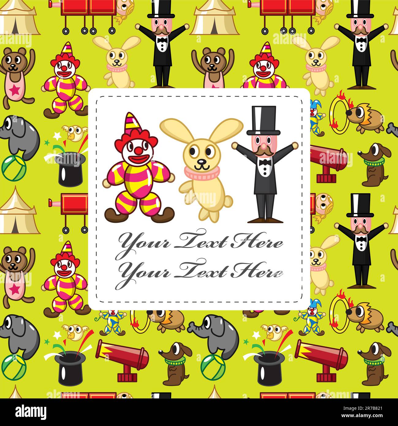 Magic circus circus Stock Vector Images - Alamy