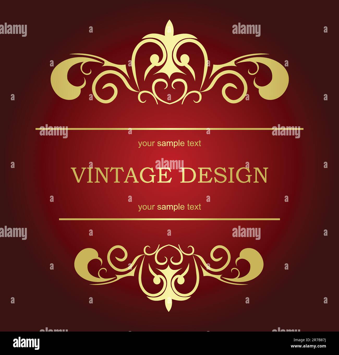 Vintage template. Vector Stock Vector Image & Art - Alamy