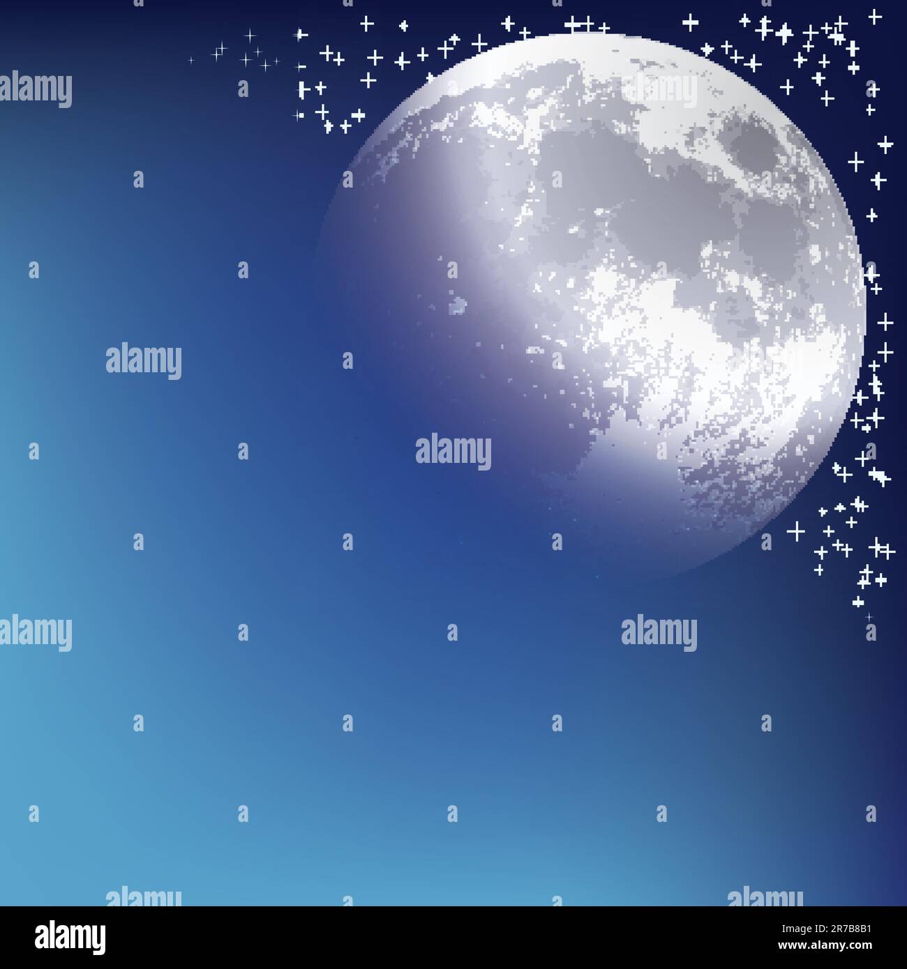 Remote night sky Stock Vector Images - Alamy