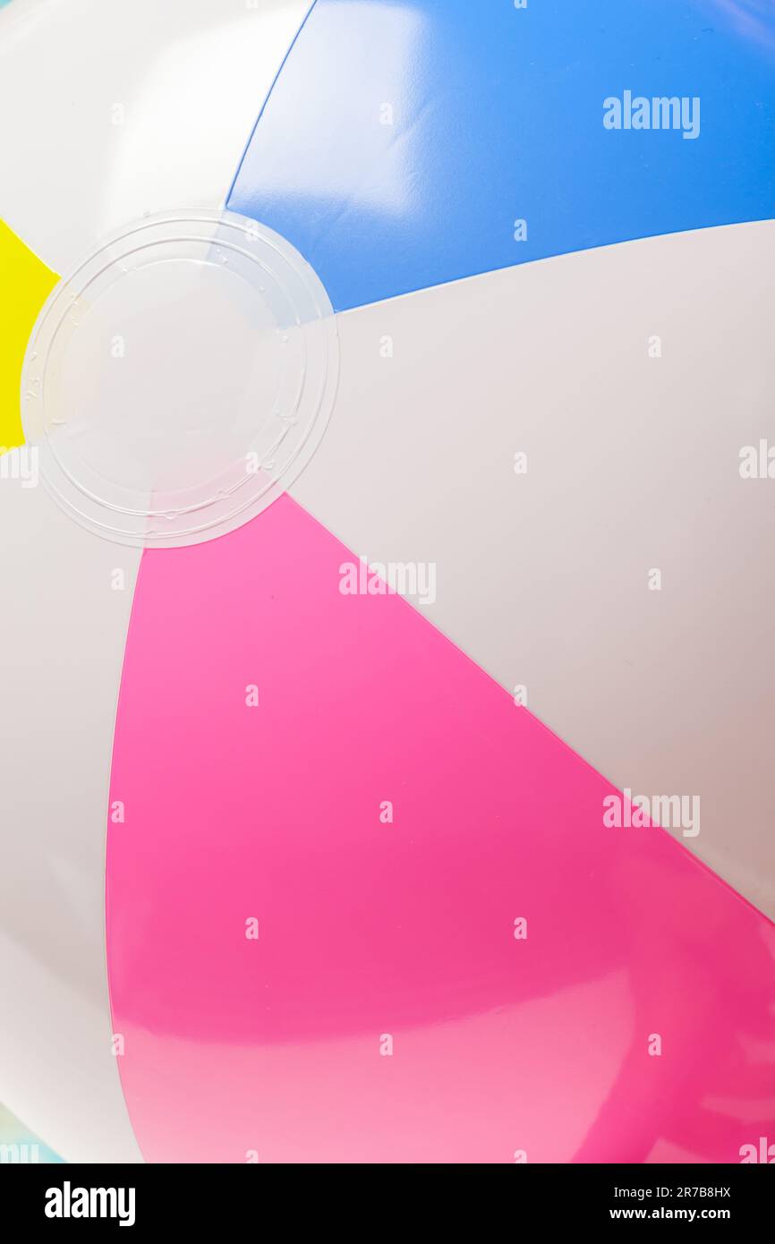 Colorful beach ball Stock Photo - Alamy