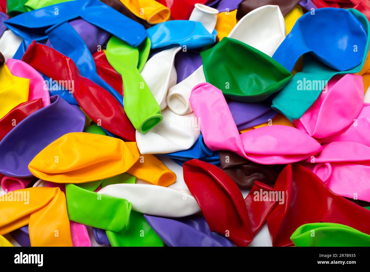 Not inflated balloon isolated Stock Photo - Alamy