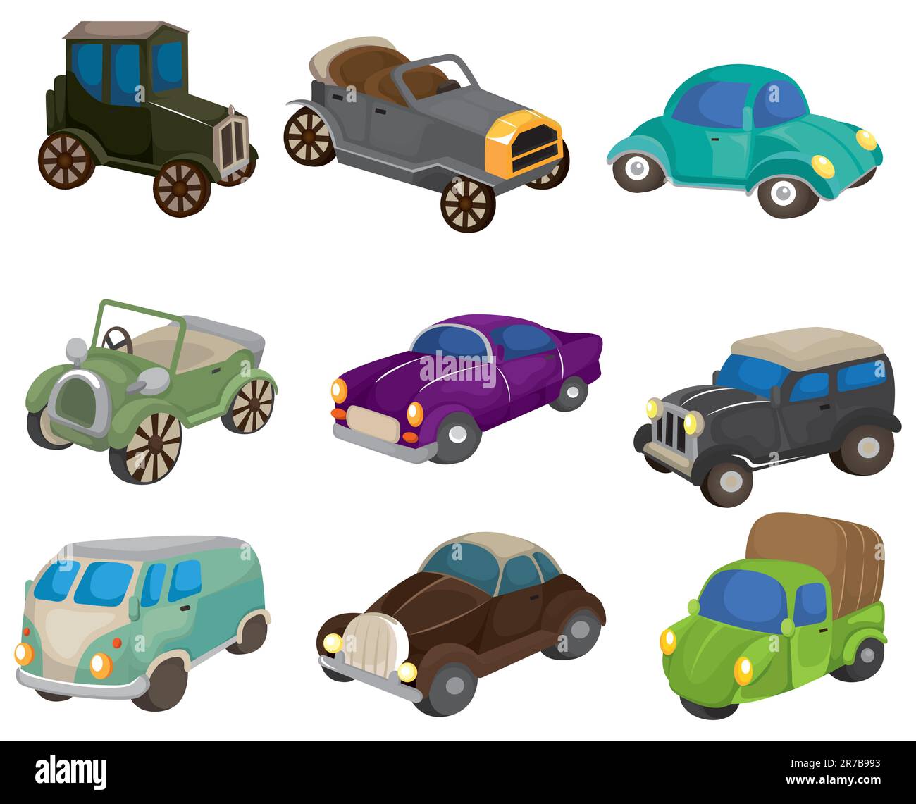 Retro police vehicle Stock Vector Images - Alamy