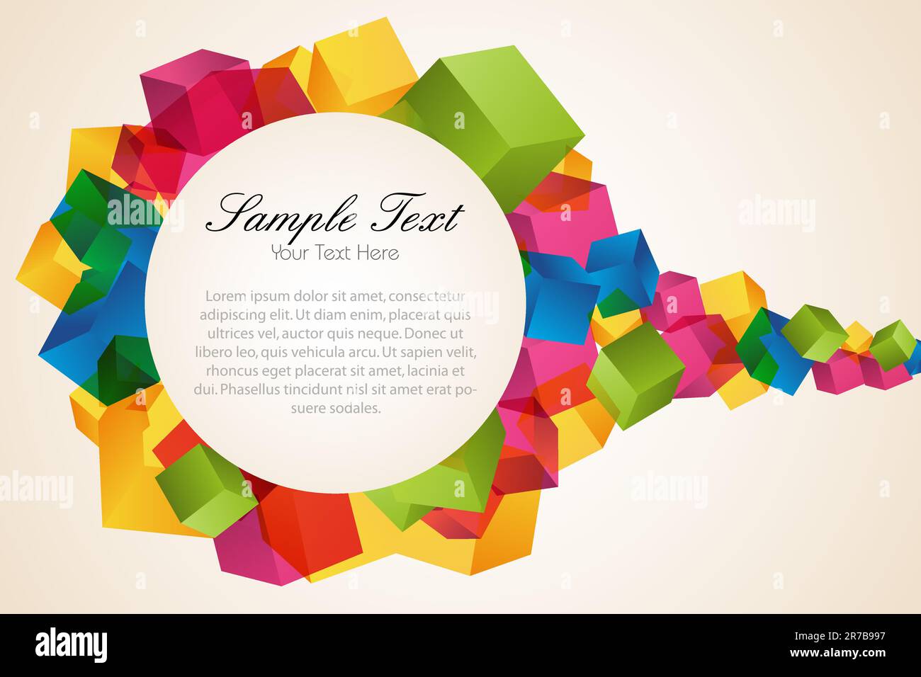 illustration of abstract colorful background Stock Vector Image & Art ...