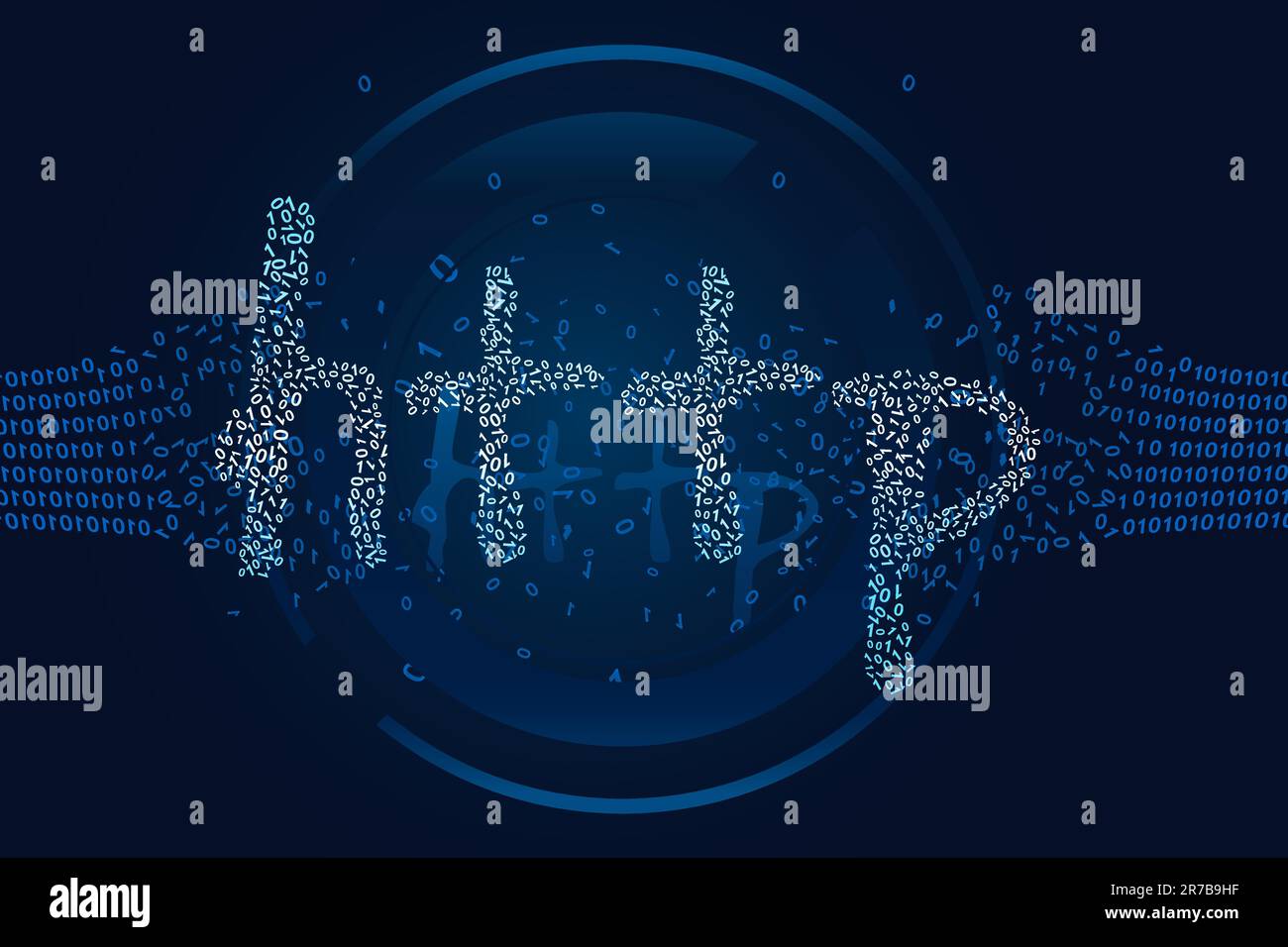 illustration of abstract binary background Stock Vector Image & Art - Alamy