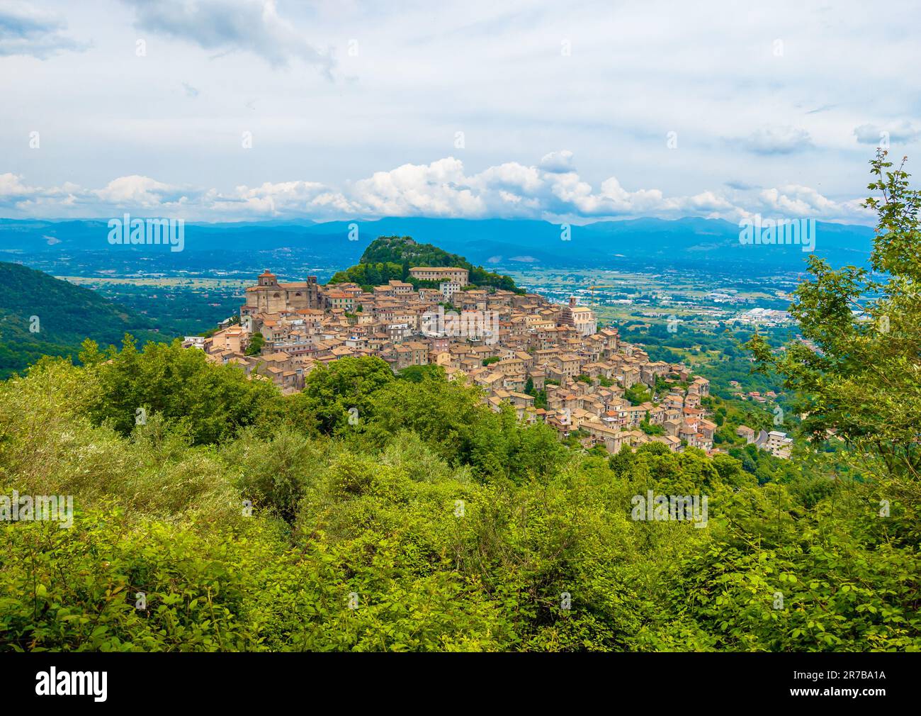 Patrica (Italy) - A view of Sentiero di Dante Alighieri path in ...