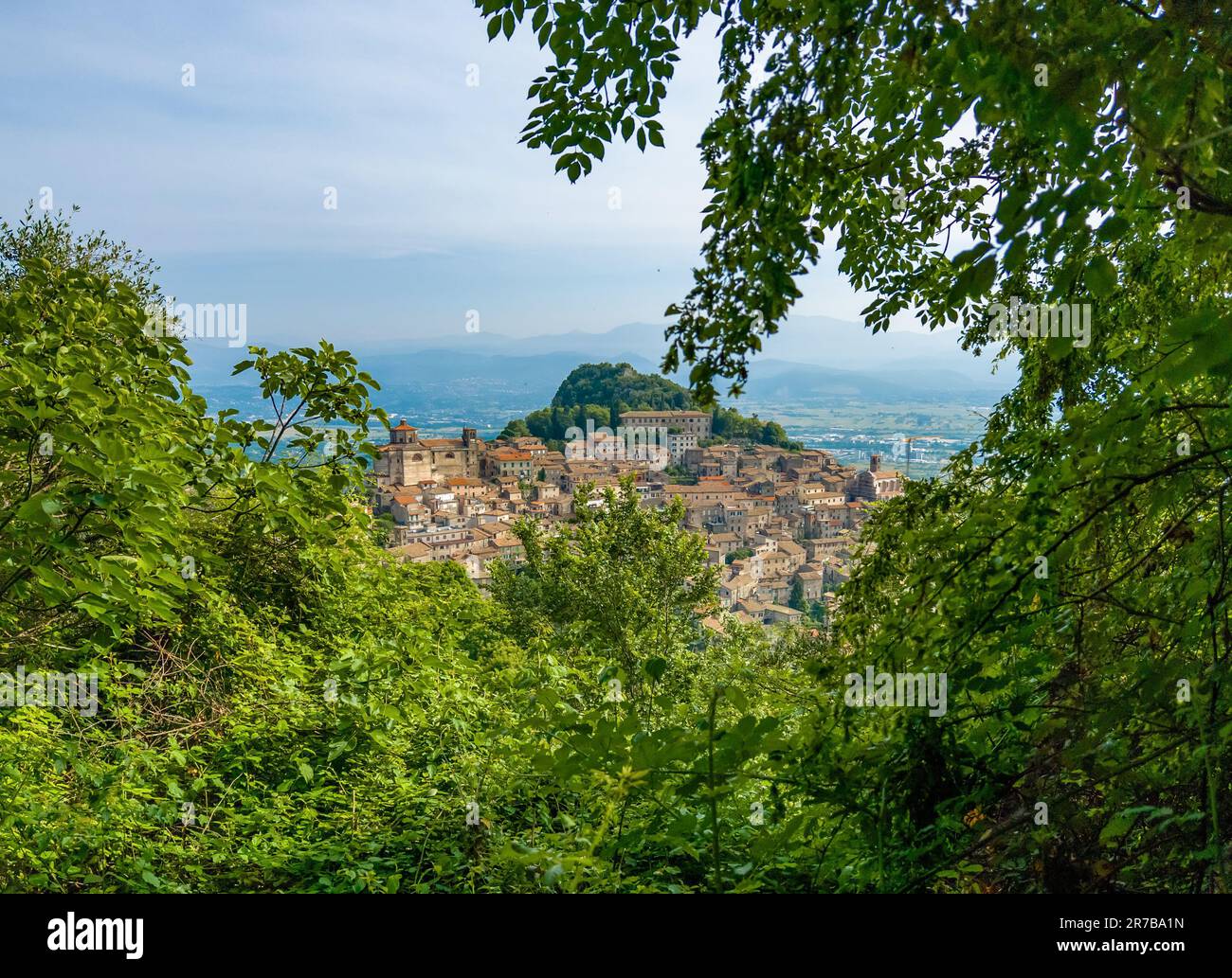 Patrica (Italy) - A view of Sentiero di Dante Alighieri path in ...
