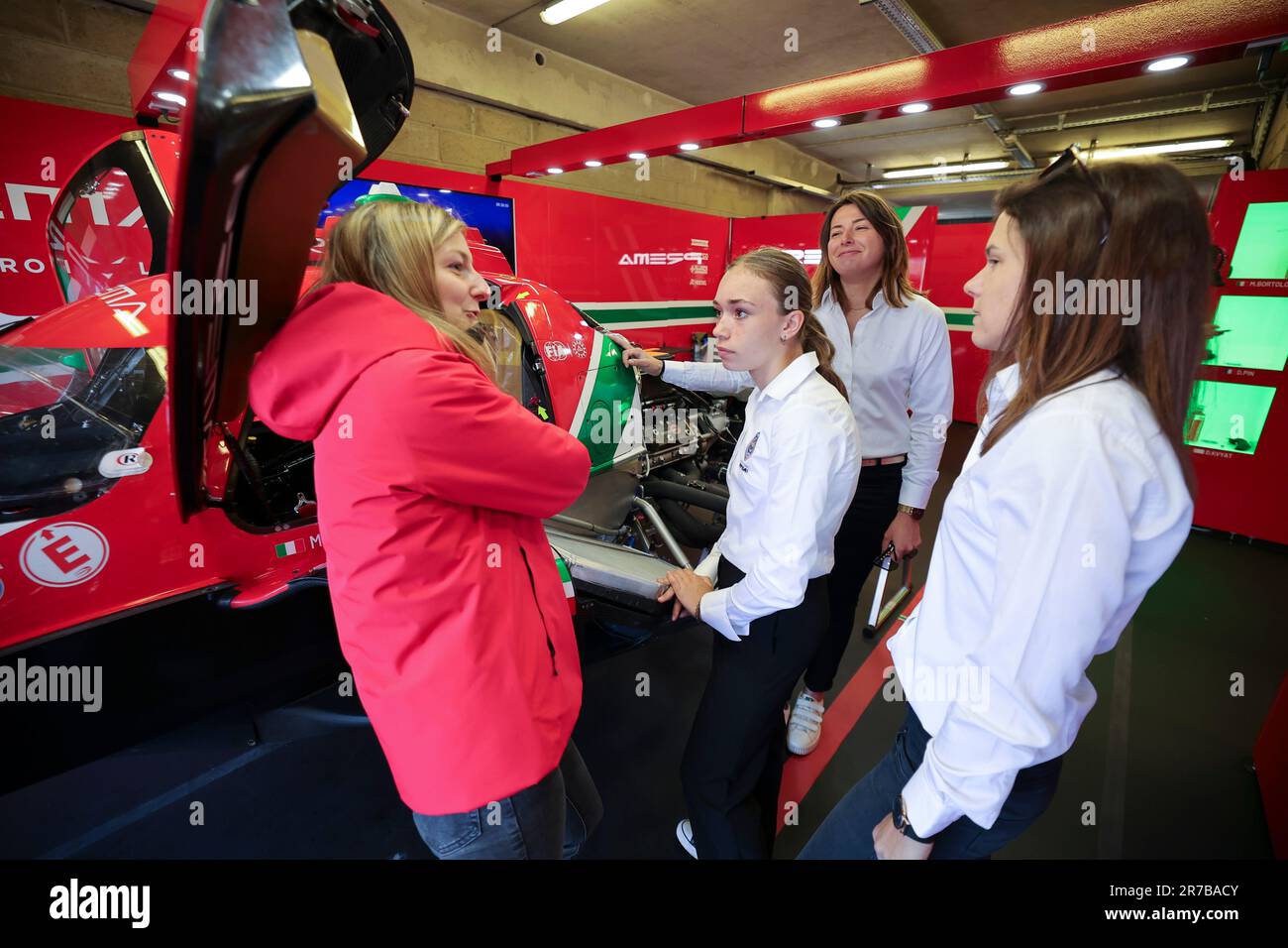 Le Mans, France. 06th June, 2023. FFSA drivers Sarah RUMEAU, Cindy ...