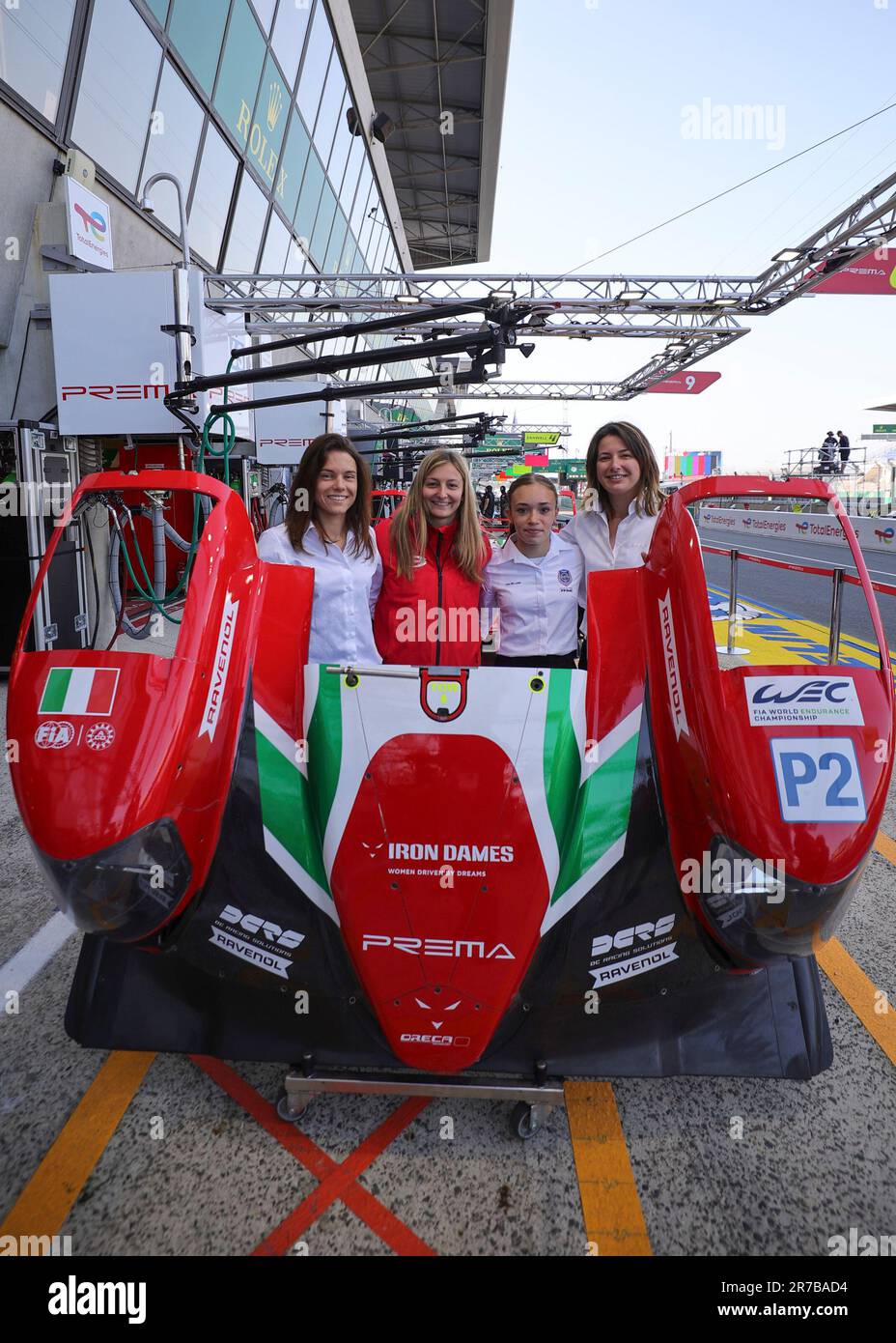 Le Mans, France. 06th June, 2023. FFSA drivers Sarah RUMEAU, Cindy ...